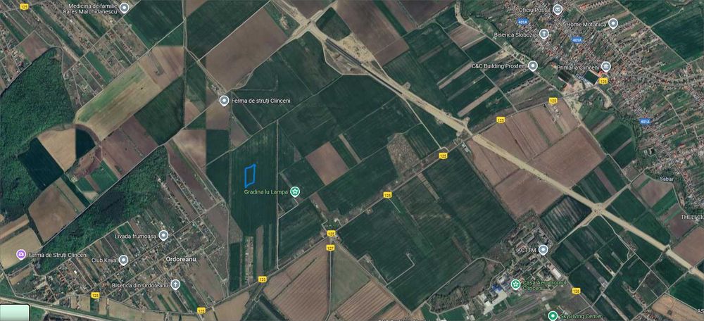 Teren de vanzare Intravilan, Clinceni, Ordoreanu, A0, Loturi 500m2 ...