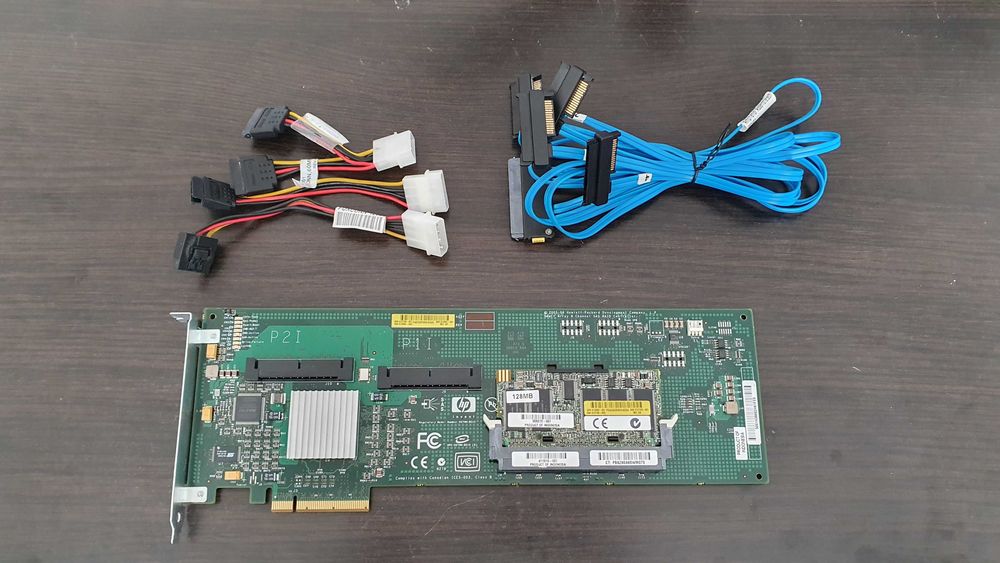 HP Smart Array E200 8port nas Attached SCSI SAS RAID Controller HBA pc ...