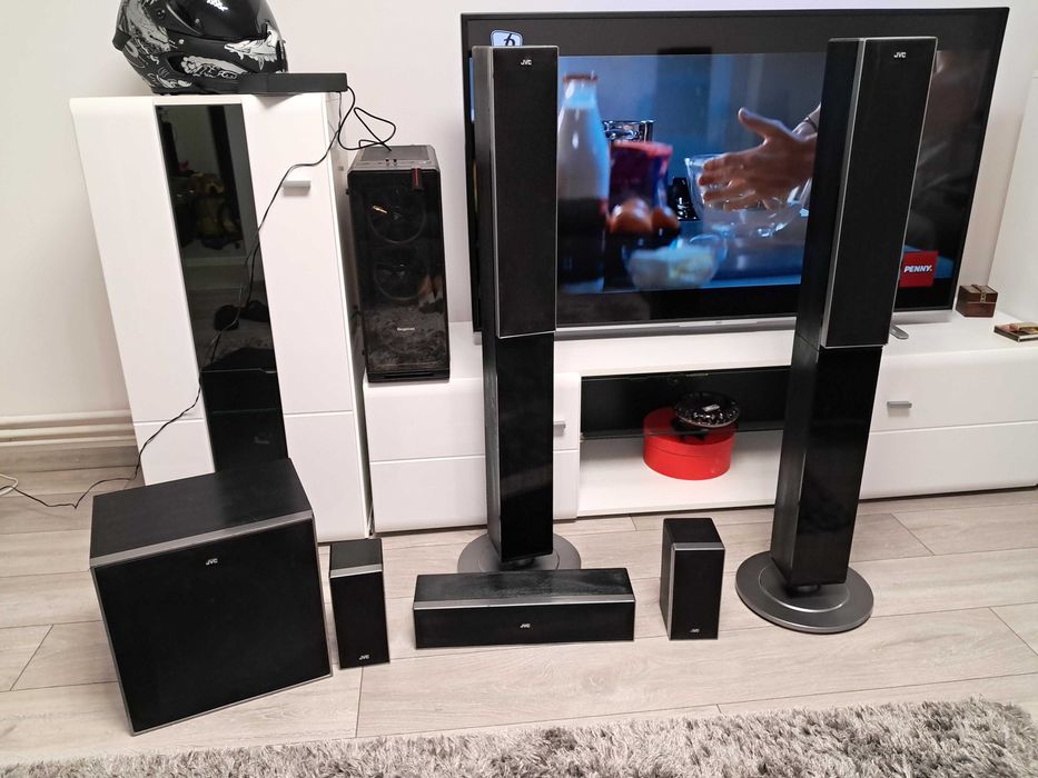 6 Boxe jvc sistem bass Targu Jiu • OLX.ro