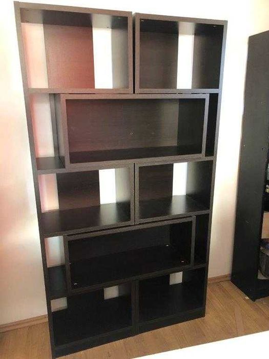 Biblioteca living extensibila / rafturi modulare - 4 module - PAL 22mm ...