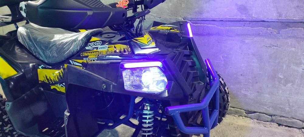Atv Quad KXD PRO Germany electric de 1200w și 48v cu roti pe 8 inch 4 ...
