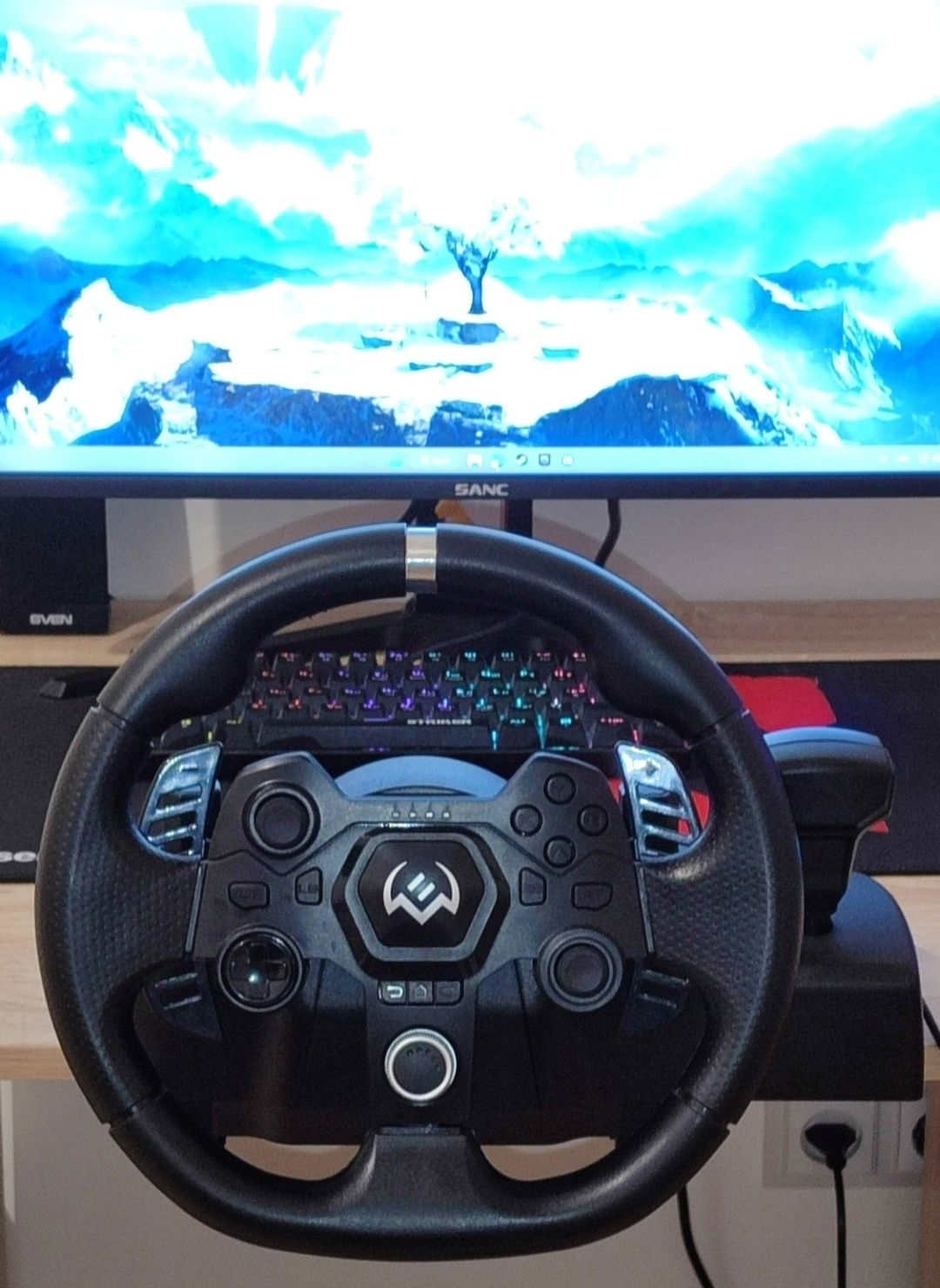 Игровой руль Sven GC-W900 - Приставки Алматы на Olx