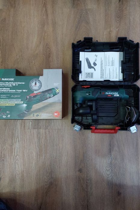 Parkside multifunctional 12V multi cutter tăietor oscilant șlefuitor ...