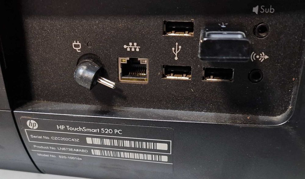 All in one core i3 Hp TouchSmart 520 PC - 23 inch touchscreen Botosani ...