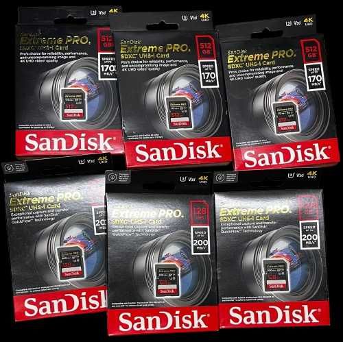 Card SanDisk EXTREME PRO SDXC 4K UHS-I 512gb V30 UHD Videle • OLX.ro