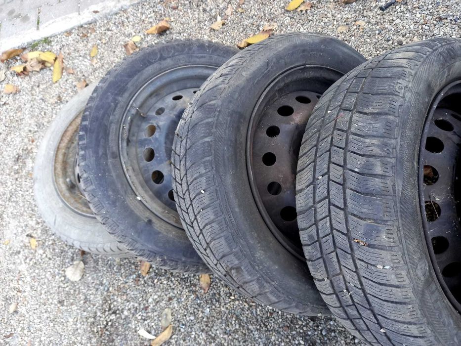 Renault Clio 3 Clio 2 Symbol, roti pe 15 cu jante originale de tabla ...