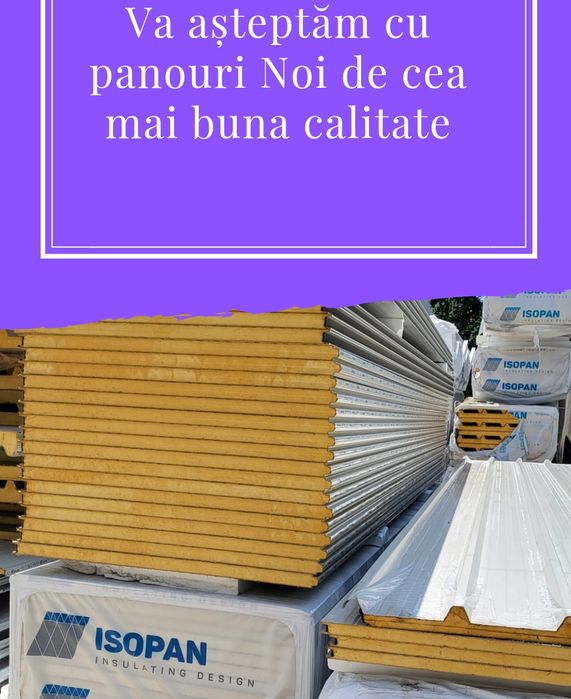 Panouri sandwich termoizolante Bragadiru • OLX.ro