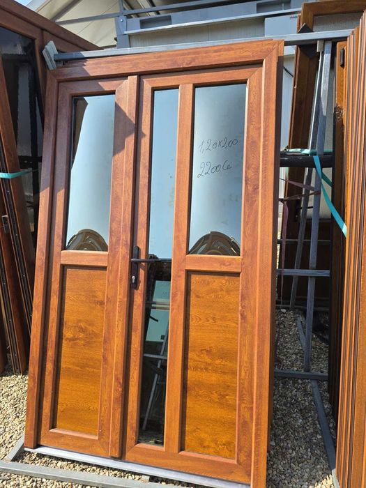 Termopane usi sticla bombata noi maro de la 2100lei Lugoj • OLX.ro