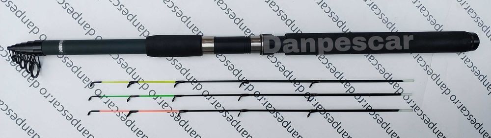 SET 4 Lansete fibra sticla ROBIN HAN Power tele feeder 3,60m 90-150gr ...