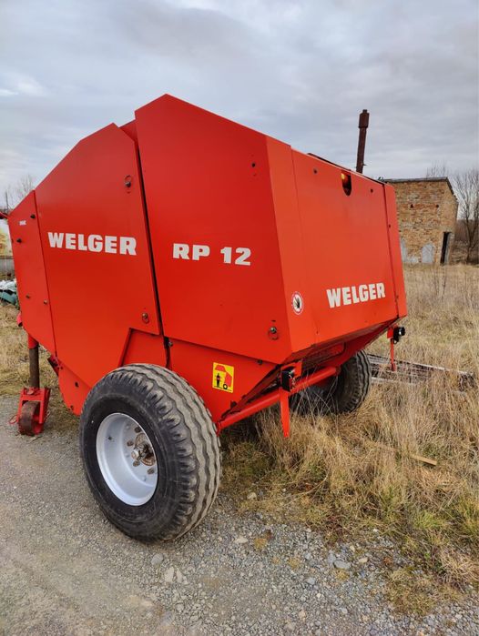 Balotiera,Presa baloti welger RP 12 baloti rotunzi 120/120 Lunguletu ...