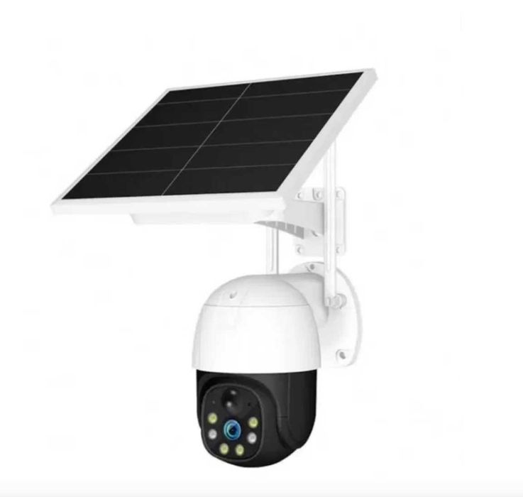 Camera PTZ de supraveghere WIFI V380 panou solar video cu SIM 4G IP66 Buzau • OLX.ro