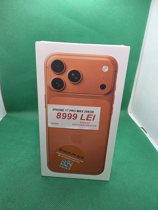 Iphone 17 Pro Max 256GB•Sigilat •Factura •Amanet Lazar Crangasi Bucuresti Sectorul 6 • OLX.ro