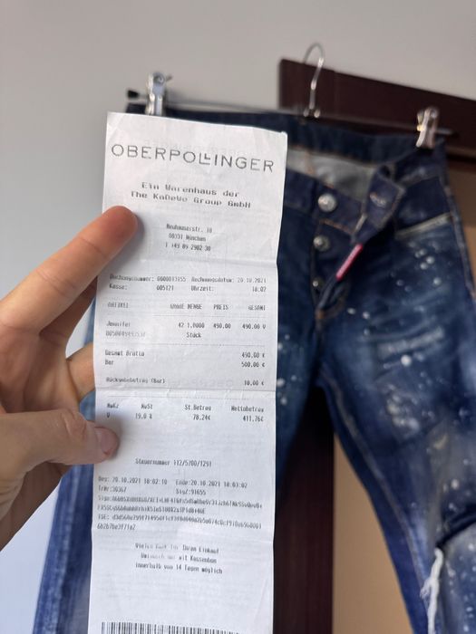 Dsquared2 дънки с касова бележка гр. Пловдив Мараша • OLX.bg