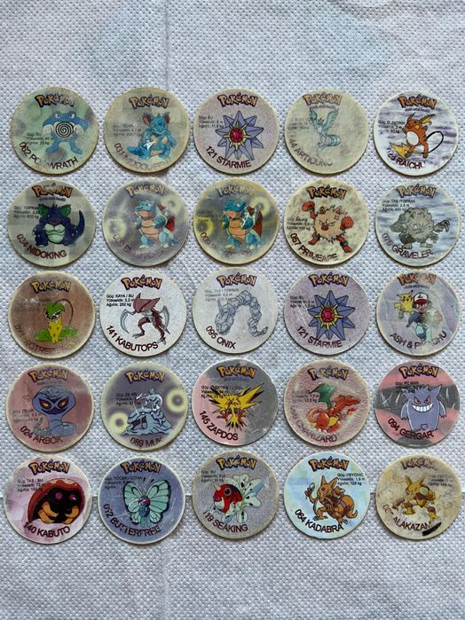 Покемон / Pokémon Tazos / тазо Покемон / Nintendo колекция гр. Пловдив ...