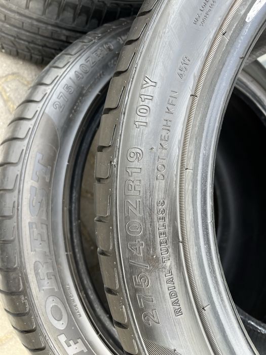 4 anvelope vara 275/40 R19, 245/45 R19, 5-6mm profil ramas! DOT 2019 ...