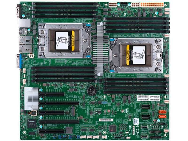 Server amd epyc 7552 48 x4 192 core 1Tb ddr4 Supermicro H11DSI ...