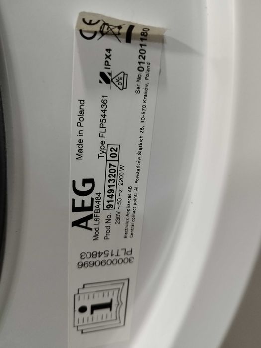 Пералня AEG Series 6000 гр. София Зона Б-5 • OLX.bg