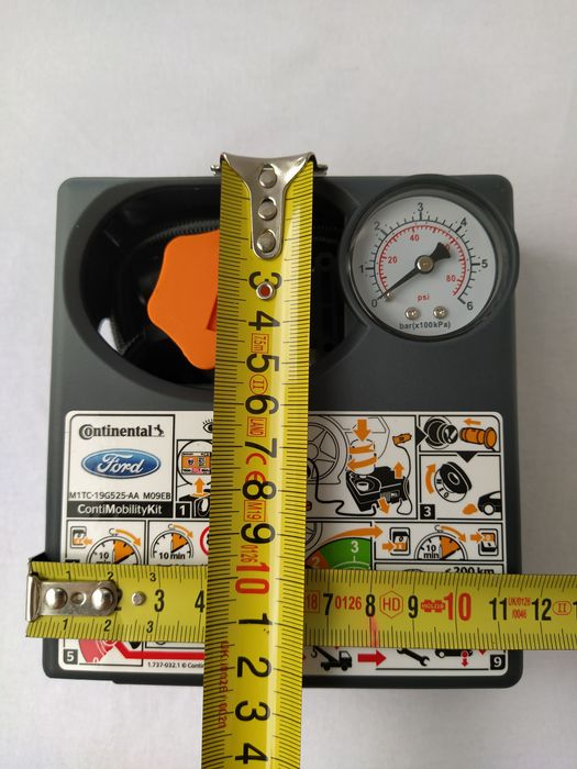 Compresor auto moto nou original Continental 120w dimensiuni 11,5×12cm ...