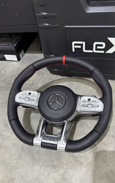 Volan Mercedes AMG Clasa A B C E G CLS GLE S / Padele Bucuresti ...