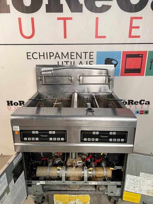 Frymaster - Friteuza Gaz 3 cuve (25+13+13 L) cu sistem refiltrare ulei Corbeanca • OLX.ro