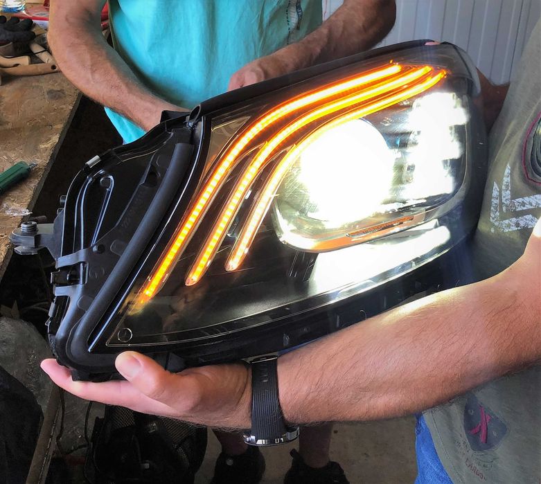 Mercedes Benz S w222 far full led ils stanga dreapta facelift Bucuresti ...