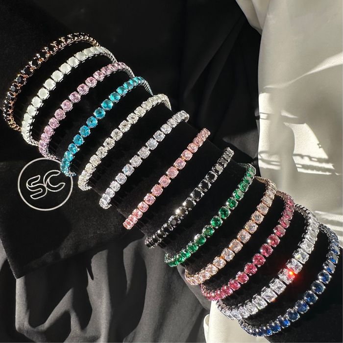 Bratari tennis diferite culori si modele ( nu swarovski nu pandora ...