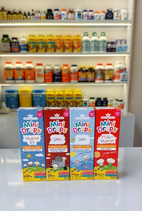 Mini drops maxsulotlari. D3, iron, dha, Multivitamin.: 130 000 сум ...