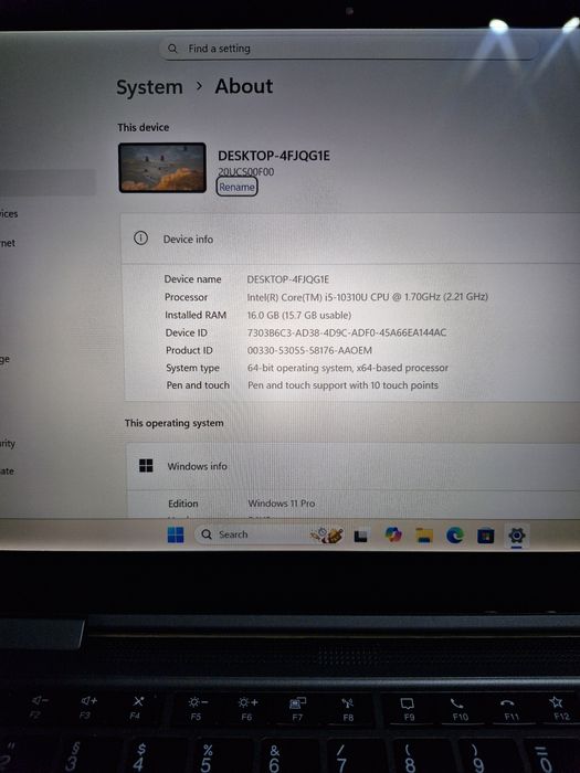 LenovoThinkPad X1Yoga gen5,i5 10310u,16gb ram,ssd 512gb,touch-screen ...