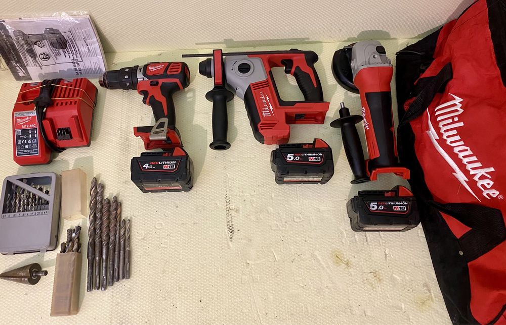 Milwaukee M18 set flex, rotopercutor, filetanta pe acumulatori 2023 Timisoara • OLX.ro