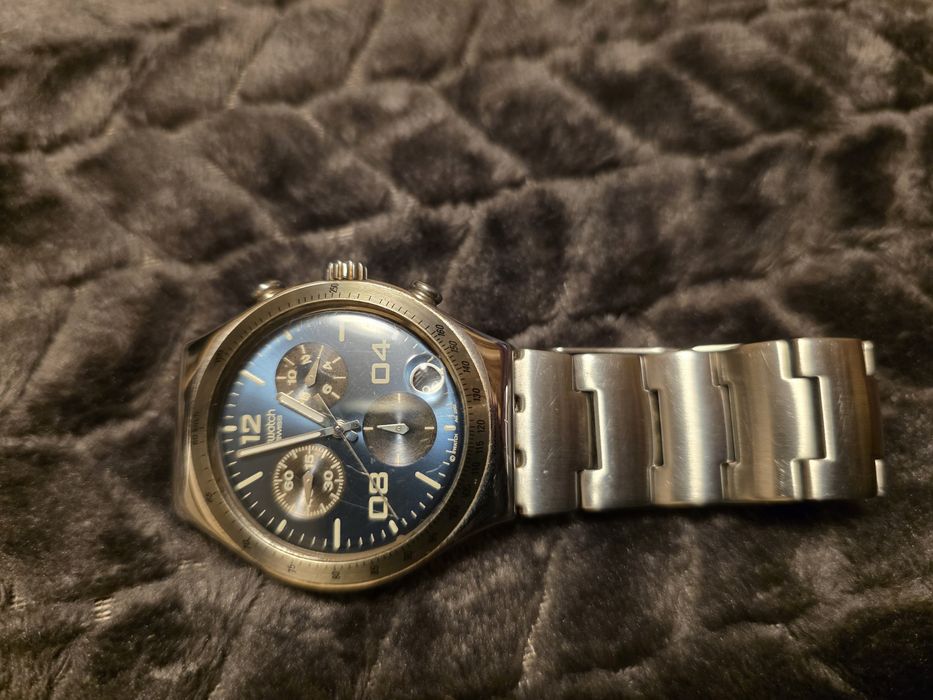 Vand Ceas Swatch Irony Chronograph Carcasă/Curea: Oțel inoxidabil ("S ...