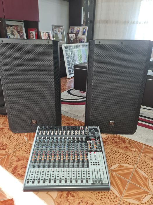 Boxe active electrovoice + mixer Desa • OLX.ro