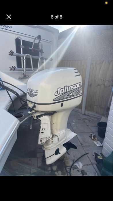 Barca Glastron, Motor Johnson Ocean Pro 115 HP auto lube defect Snagov ...