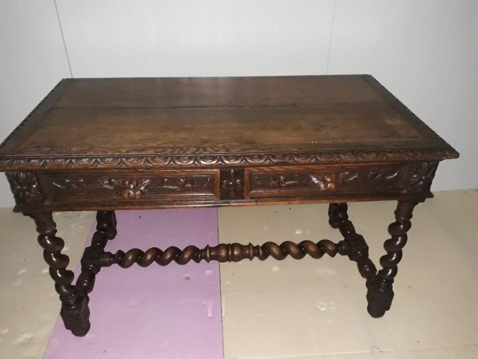 Birou din stejar masiv vechi de peste 100 de ani Slatina • OLX.ro