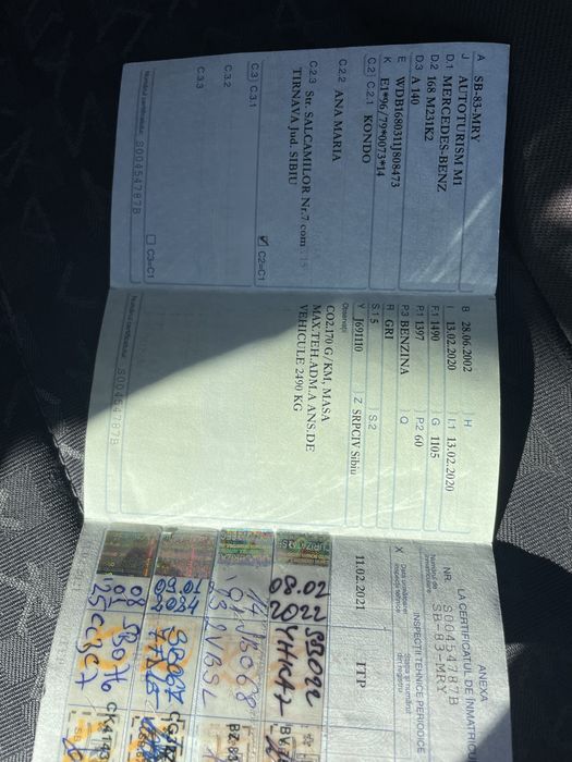 Vand Mercedes a class 1.4 benzina Colonia Tarnava • OLX.ro