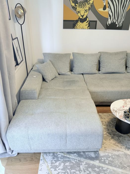 Coltar extensibil 3 locuri gri bine intretinuta Bucuresti Sectorul 2 • OLX.ro