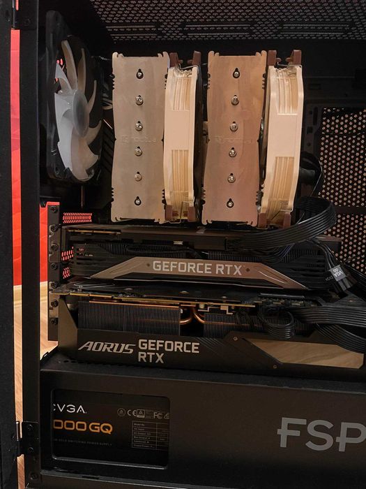 Компютър 2х RTX 3090 AMD Ryzen 9 5900x 64GB RAM 2TB SSD гр. Варна ...