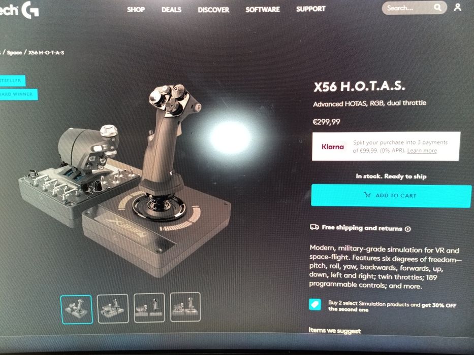 Joystick logitech x56 Hotas Hateg • OLX.ro