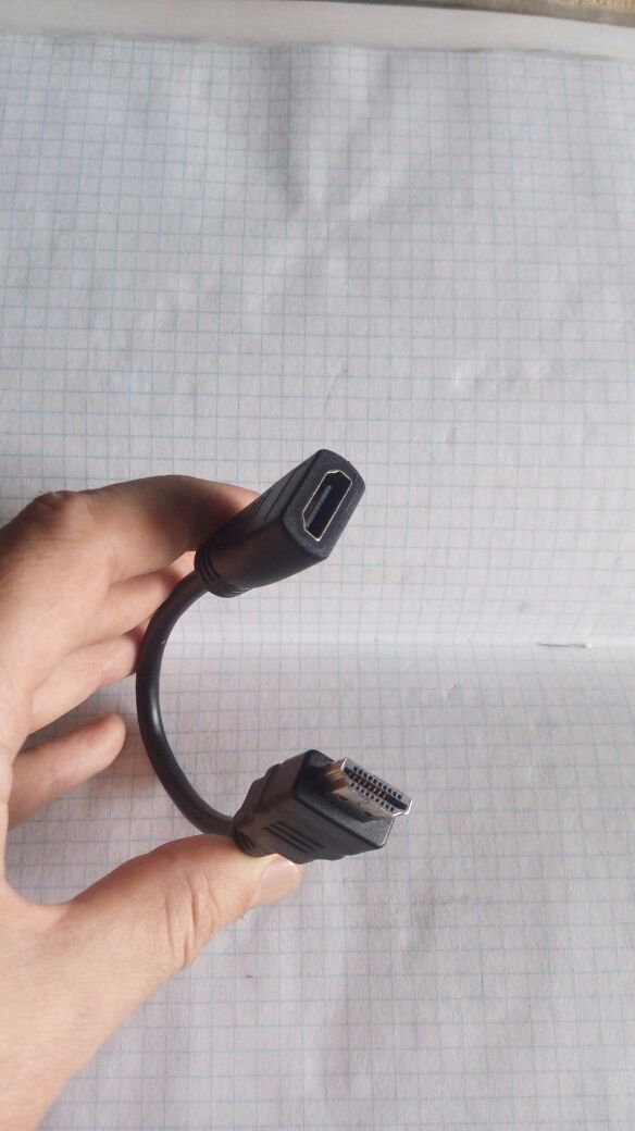 Переходник HDMI HDMI Шнур кабель провод удлинитель соединитель для ТВ ...