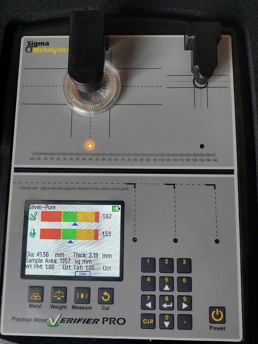 Testare monede lingouri aur argint 999 PMV Pro Sigma Metalytics Iasi ...