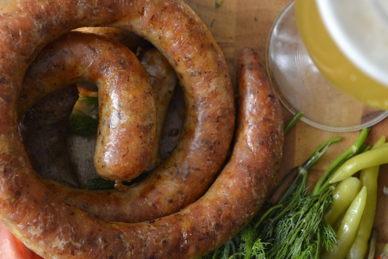 Колбаски для жарки в натуральной оболочке: 3 500 тг. - Продукты питания ...