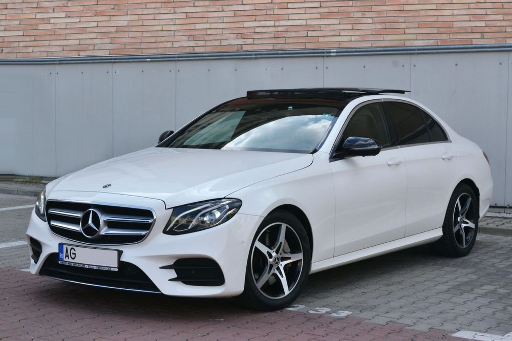 MERCEDES-BENZ\E-350d/AMG\alb perlat /2018\DUBLU PANORAMIC\119.000km ...