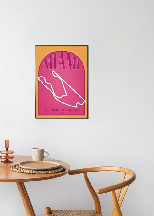 Poster Formula 1 Circuitul de la Miami, USA. Cadou pentru fani ...