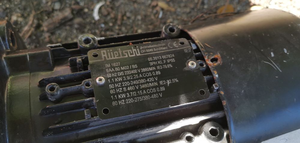 Ел.Двигател 3ph 220v 380v 420v 1.1kW 0,55 kW гр. Ямбол Мототехника • OLX.bg