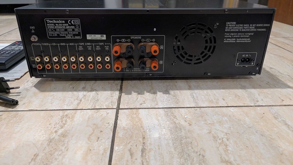 Amplificator Technics SU-A808 MOS-FET Class AA cu test video! Bucuresti ...