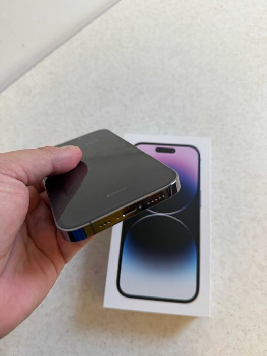 Iphone 14 Pro Deep Purple 256GB Unlocked, Husa Piele Apple, Full Box ...
