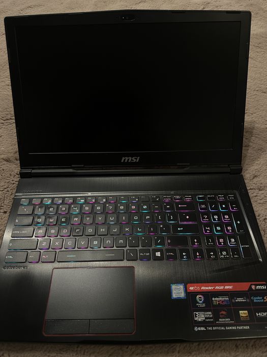 Laptop Gaming MSI GE63 Raider RGB 8RE i7-8750H NVIDIA GeForce GTX 1060 ...