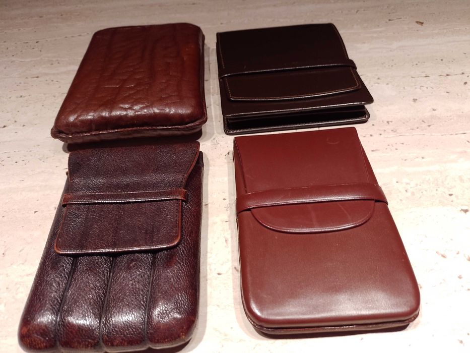 Etui/port trabuc lux, din piele pt trabucuri CORONA/ROBUSTO+CADOU ...