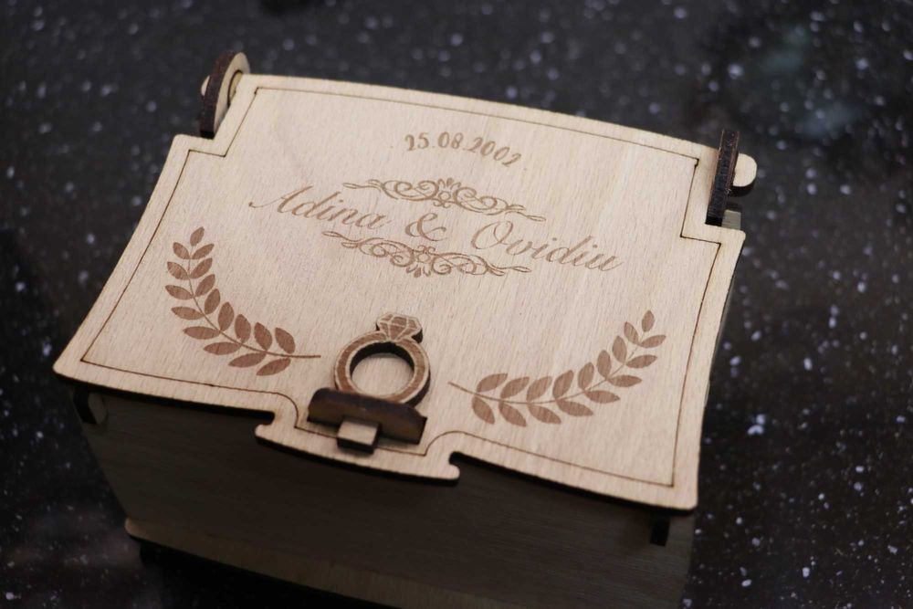 Cutii pentru stick USB personalizate pentru BOTEZ nunta Brasov • OLX.ro