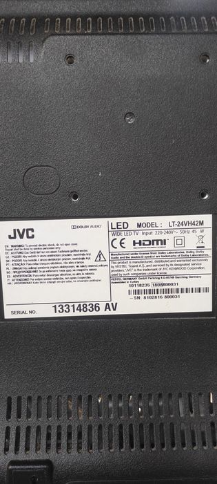 Продавам телевизор JVC гр. Варна Христо Ботев • OLX.bg