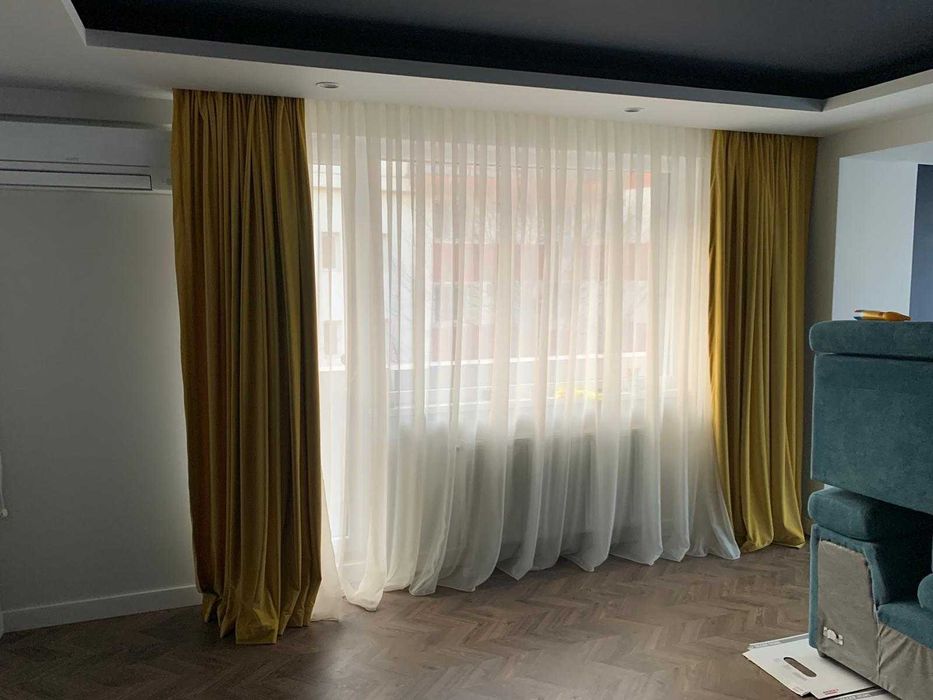 Perdele draperii montaj sine galerii confectii catifea voal rulouri ...